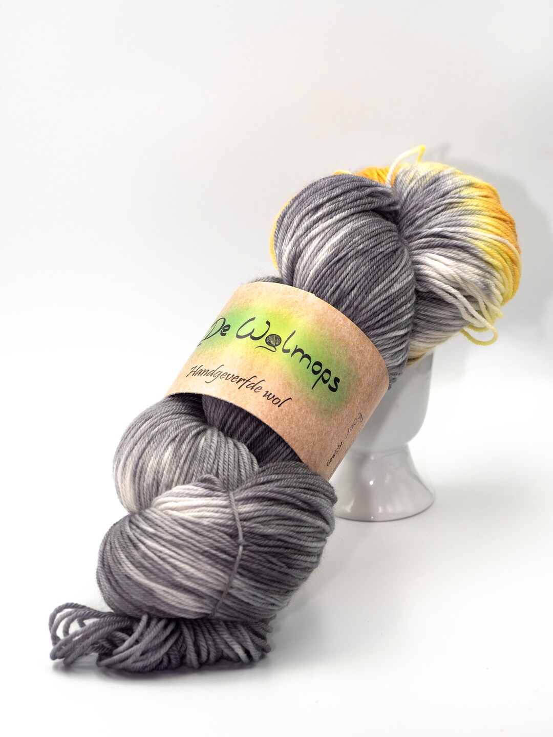 Superwash Merino SOCK WOOL Color Grellow COLORFUL & HAND DYED Wear ...