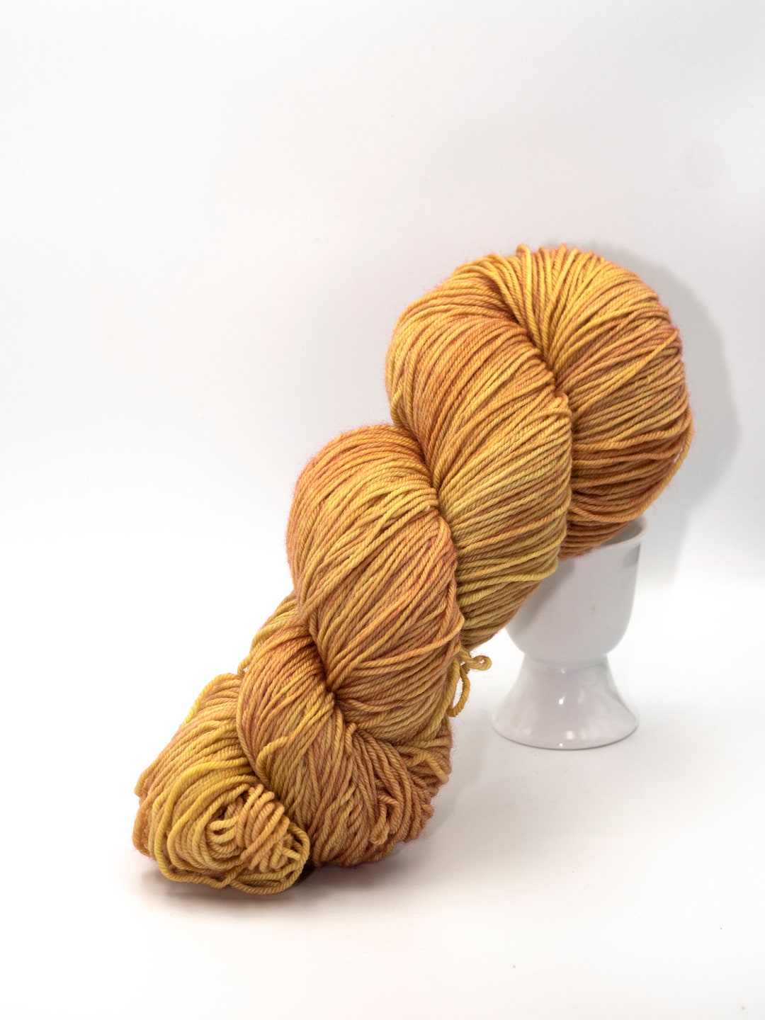 Superwash Merino SOCK WOOL Color Ocher COLORFUL & HAND DYED Wear ...