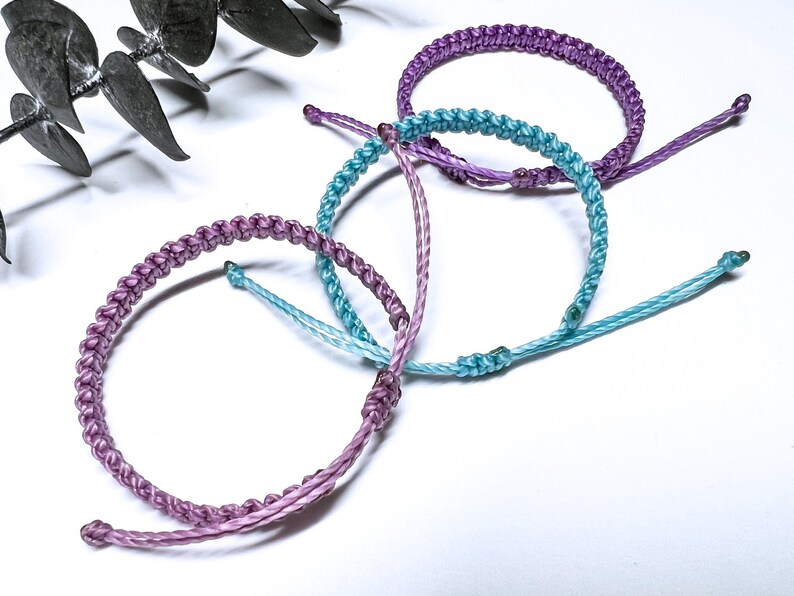 MACRAME BRAID Waterproof Woven Bracelet Unisex Bracelet - Etsy