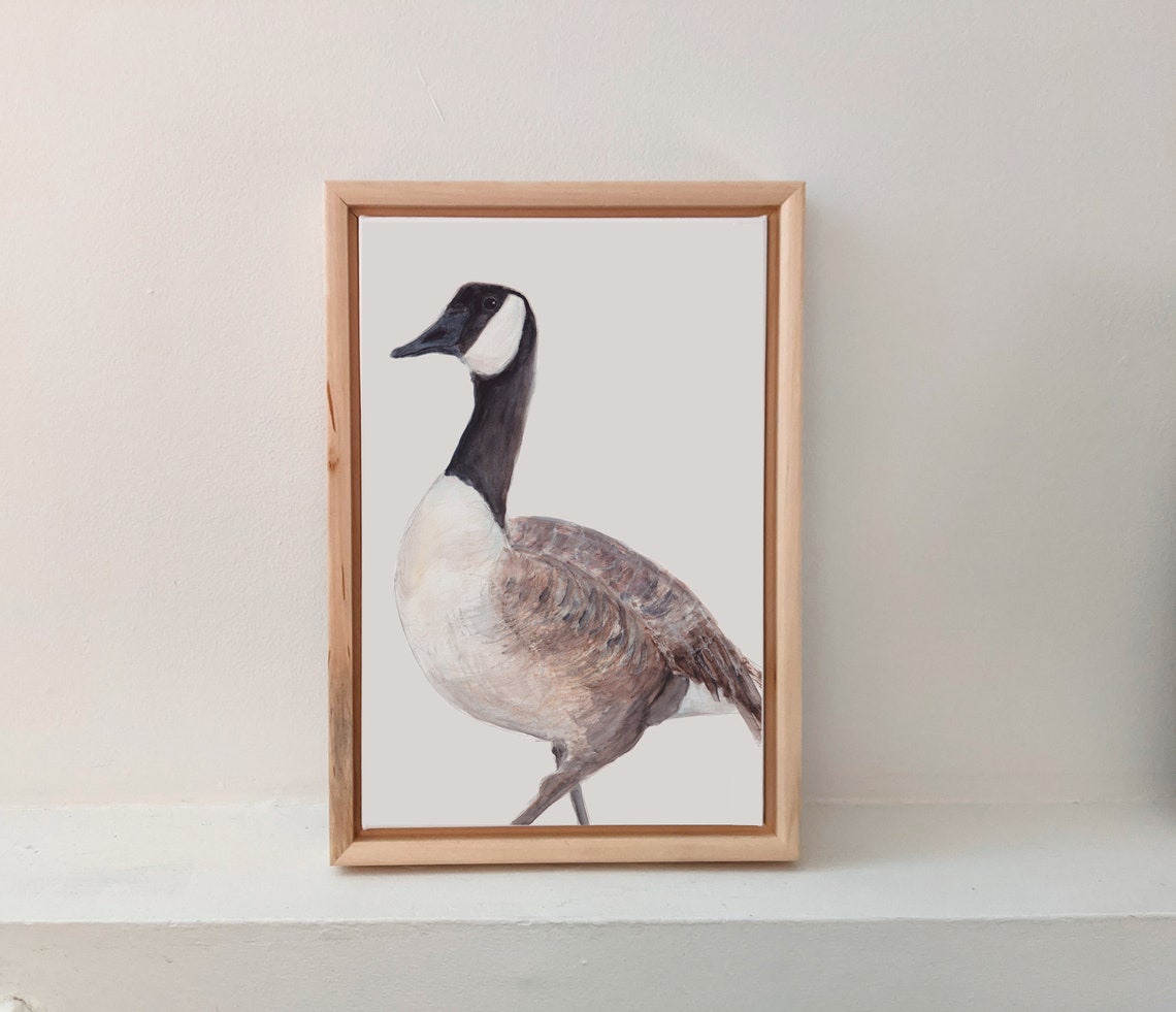 Trio of Fine Art Prints Geese Canadian Geese Watercolor - Etsy