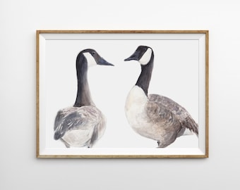 Goose Art | Etsy