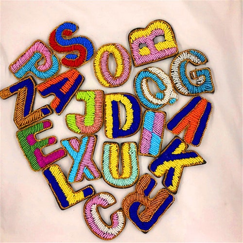 Letter Alphabet Patches Diy Sew or Iron on Patches for Jacket - Etsy