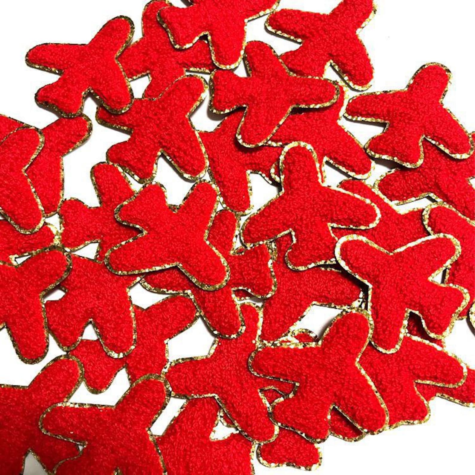 ADHESIVE Airplane Chenille Patch-chenille Glitter Patch -airplane ...