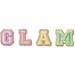 New Style ADHESIVE Varsity GLITTER Patch-letter Patch-laptop Stickers ...