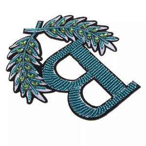 Embroidered Beaded Letter B Patch-iron on Creative Patch-sew on Patch ...