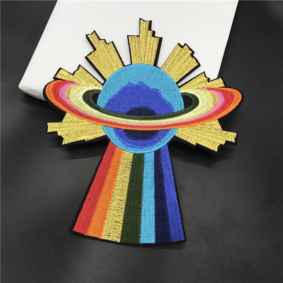 New UFO Planet Iron on Cloth Patch embroidered Sew on Jacket Patch - Etsy