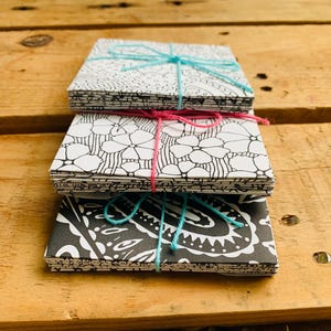 Recycled Paper Envelopes, Handmade Variety Packs in Different Designs ...