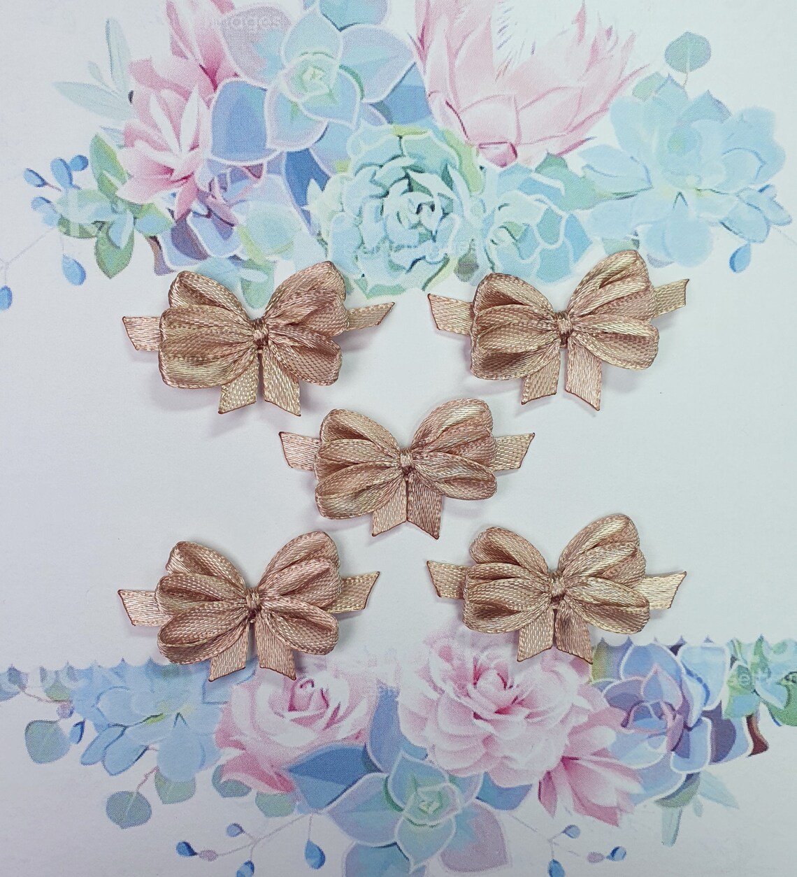Gold Sand Ribbon Bows Handmade Craft Bows Small Decorative - Etsy