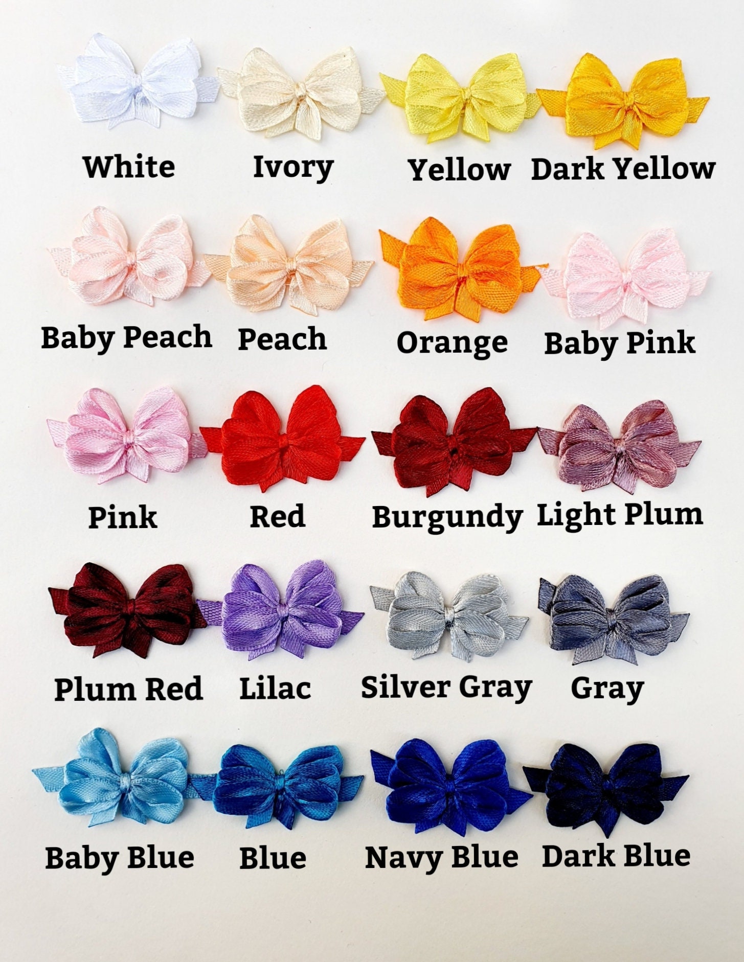 Gold Sand Ribbon Bows Handmade Craft Bows Small Decorative - Etsy