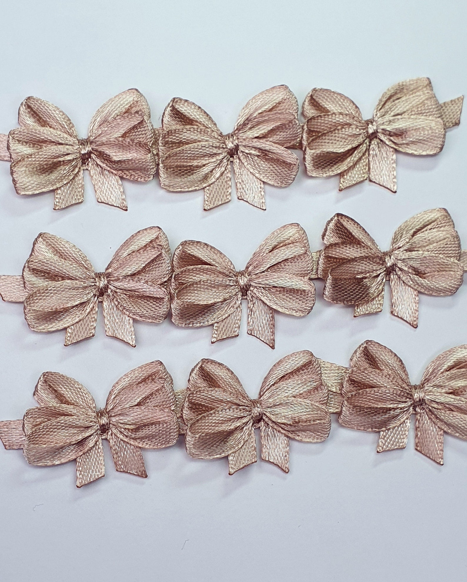 Gold Sand Ribbon Bows Handmade Craft Bows Small Decorative - Etsy