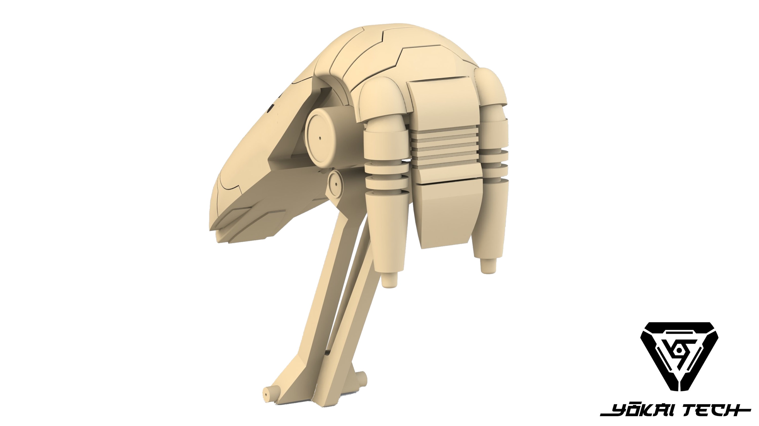 B1 Battle Droid Head Star Wars 3D Print Model File - Etsy Australia