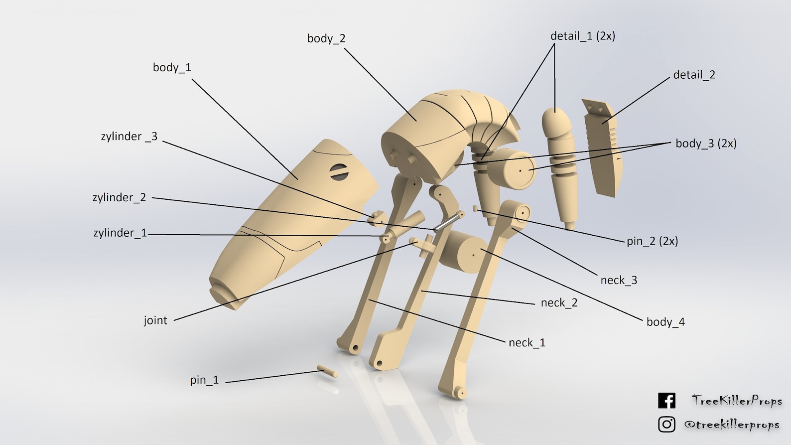 B1 Battle Droid Head Star Wars 3D print model file | Etsy