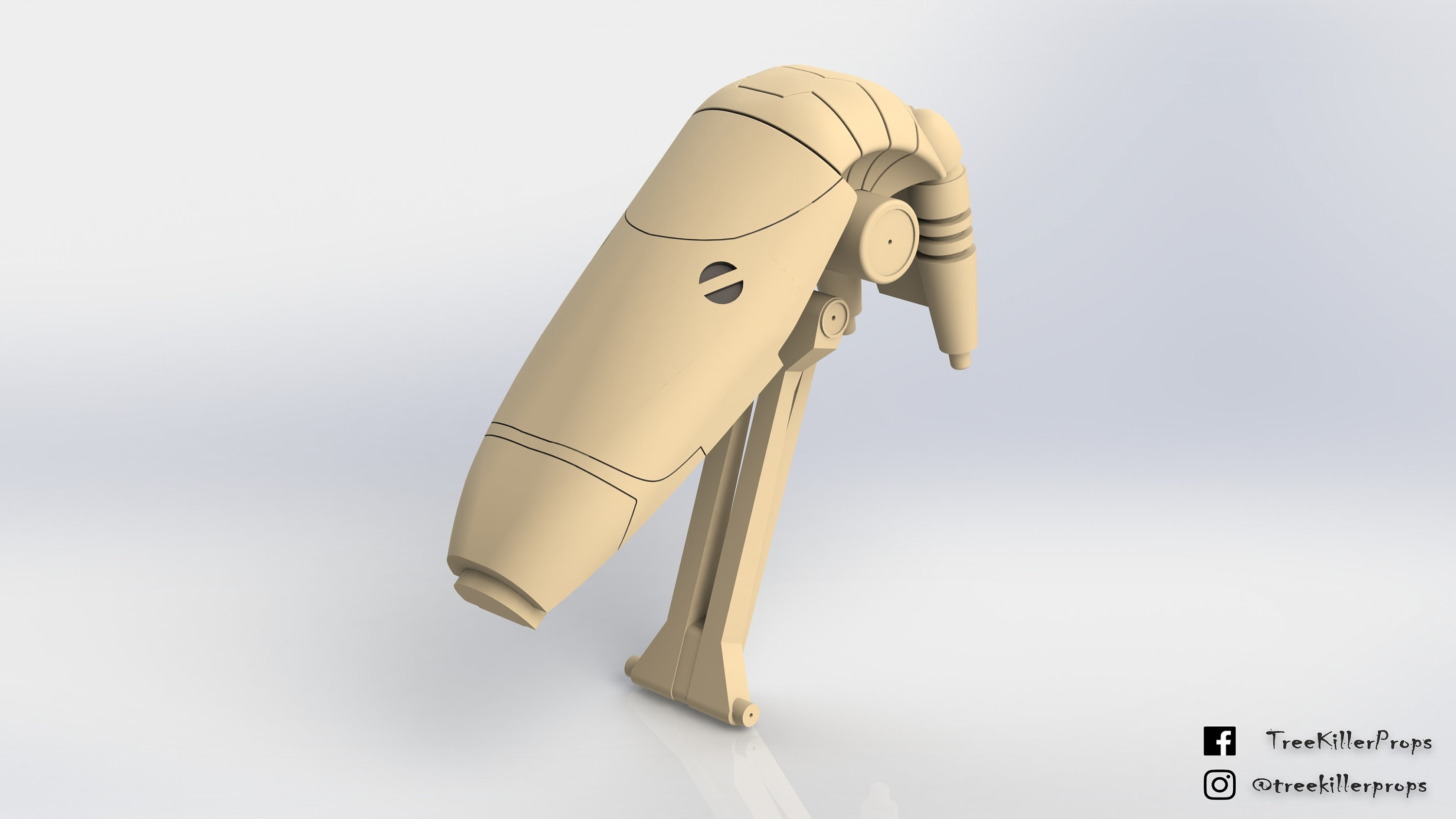 B1 Battle Droid Head Star Wars 3D Print Model File - Etsy UK