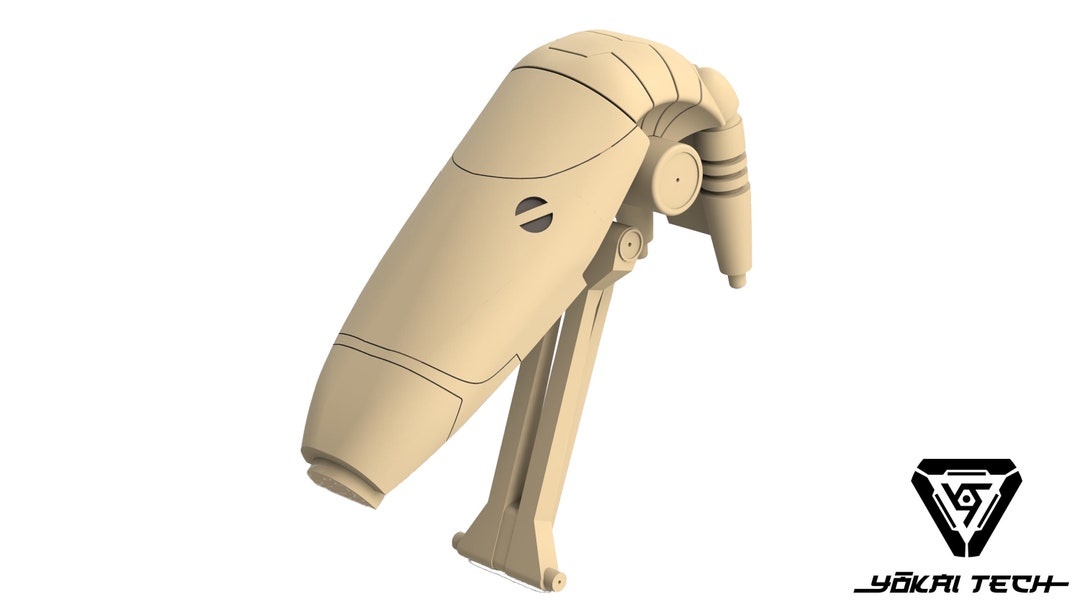 B1 Battle Droid Head Star Wars 3D Print Model File - Etsy