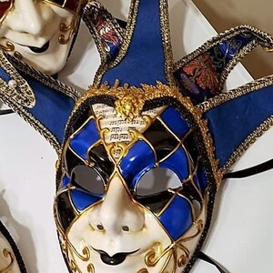 Jester Mask, Mardi Gras Mask, Jester Wall Hanging, Mardi Gras Decor - Etsy