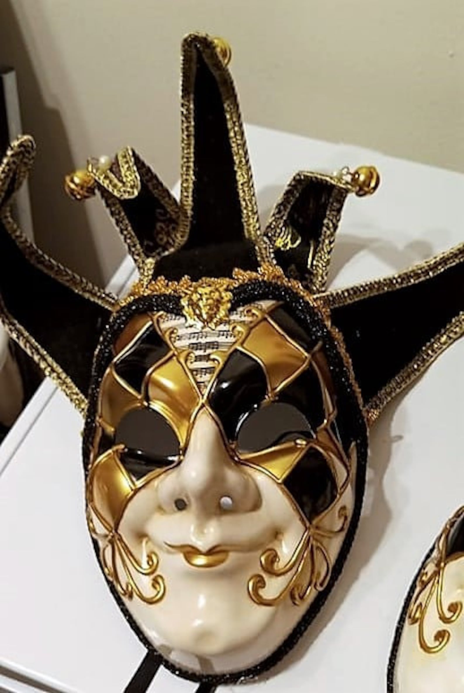 Jester Mask, Mardi Gras Mask, Jester Wall Hanging, Mardi Gras Decor - Etsy