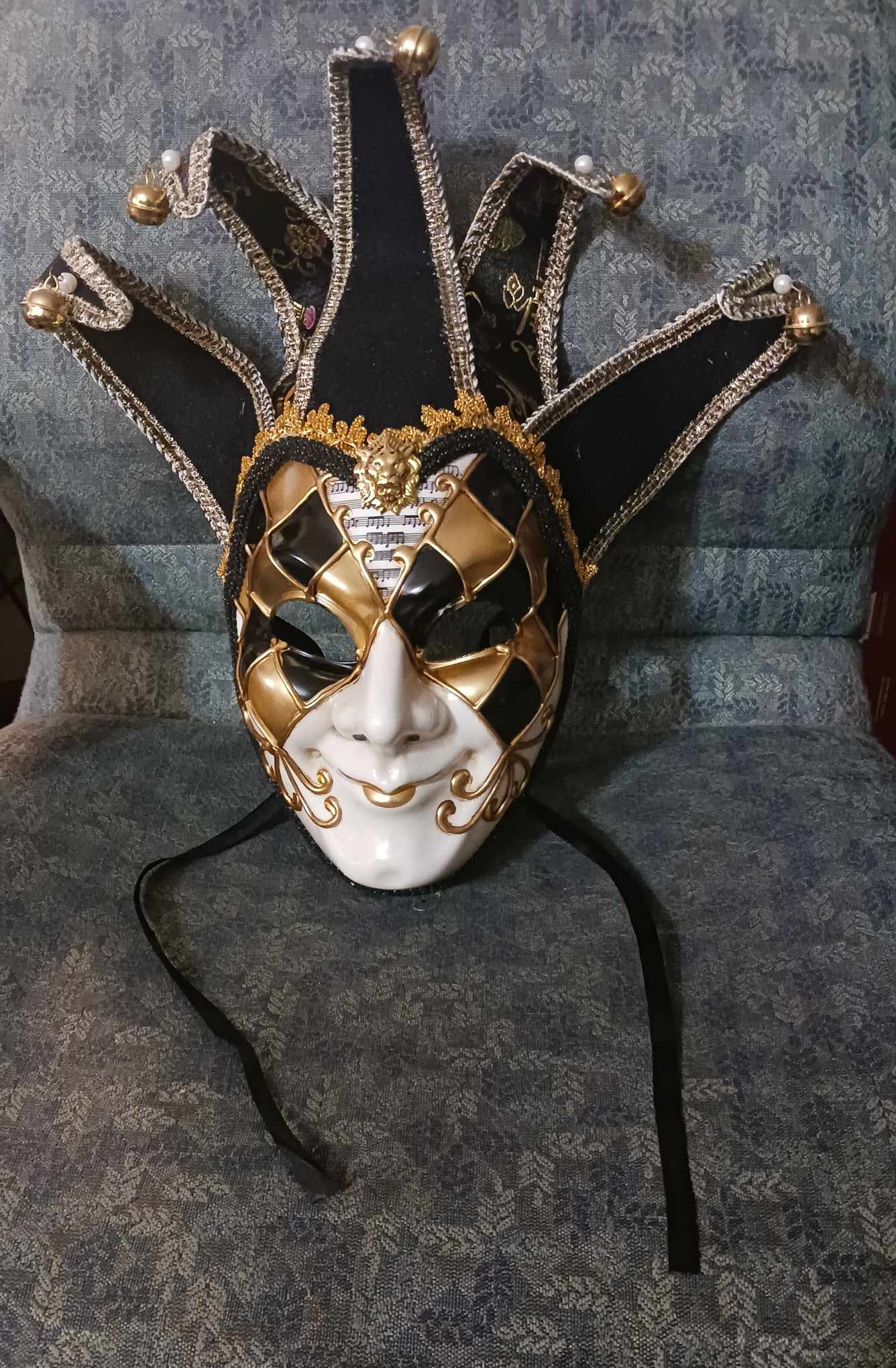 Jester Mask, Mardi Gras Mask, Jester Wall Hanging, Mardi Gras Decor - Etsy