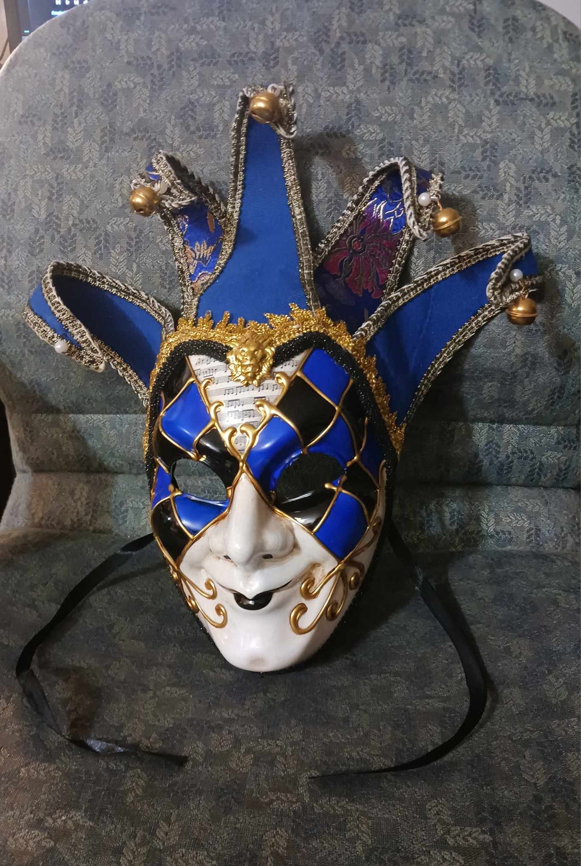 Jester Mask, Mardi Gras Mask, Jester Wall Hanging, Mardi Gras Decor - Etsy