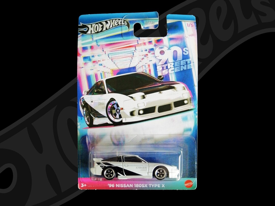Hot Wheels - '96 Nissan 180SX Type X - White - Etsy