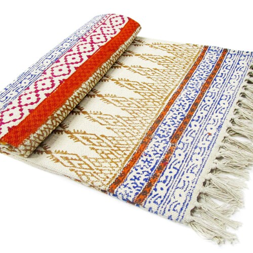 4x6 Ft Indian Handmade Dari Rug/cotton Rug/home Rug/ethnic - Etsy