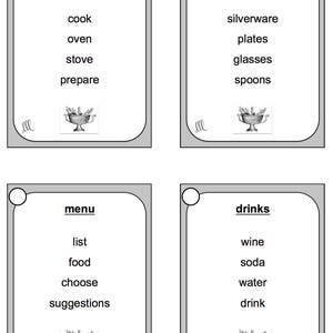 Restaurants Taboo Game - Family Fun for All Ages - Printable Download ...