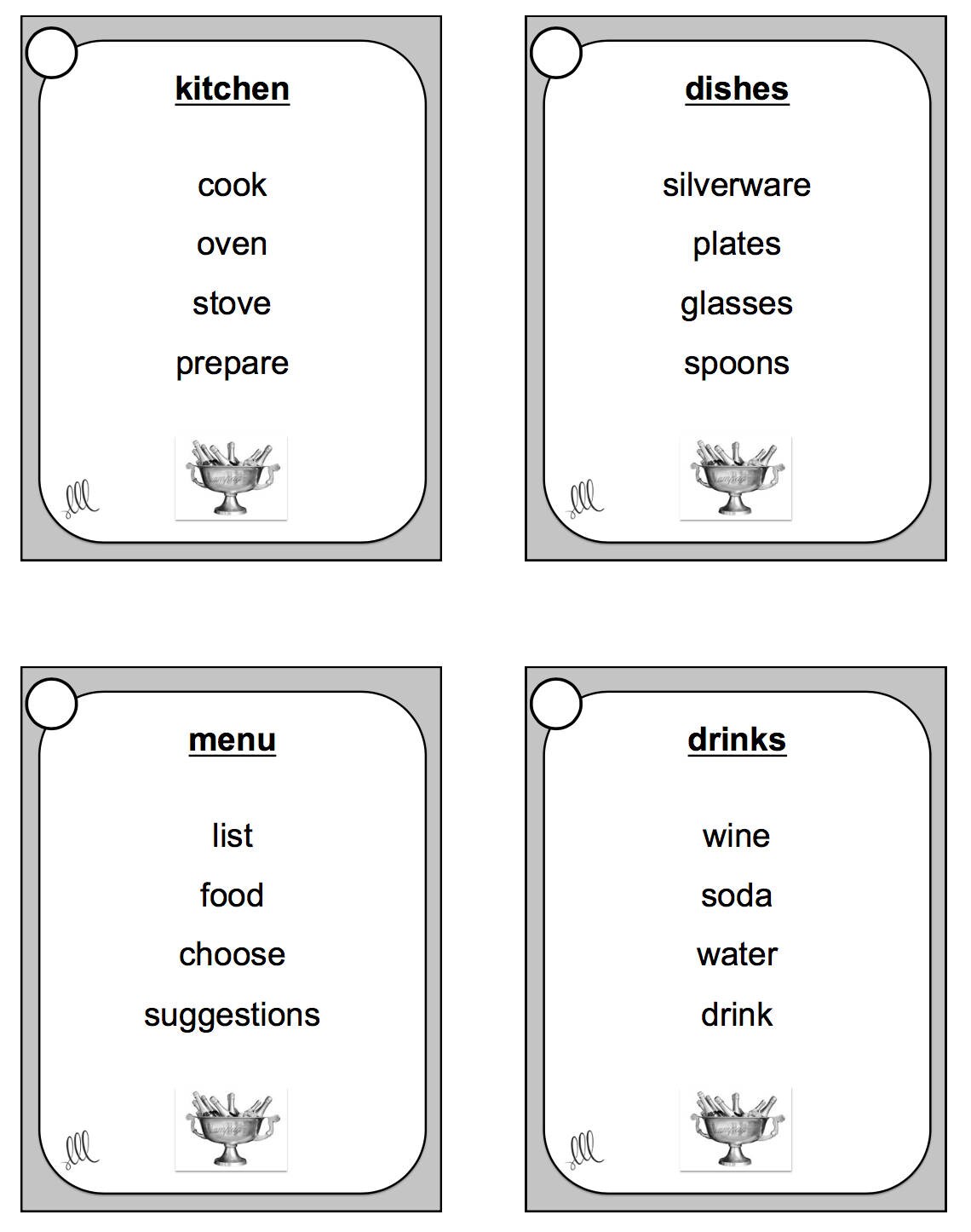 Restaurants Taboo Game - Family Fun for All Ages - Printable Download ...