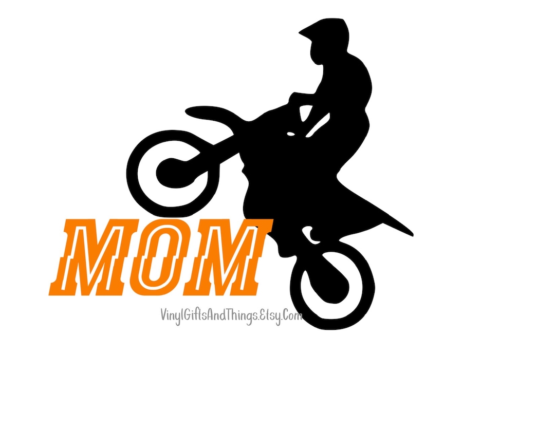 Custom Moto Mom Bike Decal-custom Moto Dad Bike Decal- Custom Motocross ...