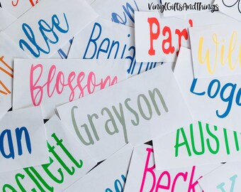 Custom Decal for Yeti Cup/yeti Name Vinyl Decal/ Name Decal for Yeti - Etsy