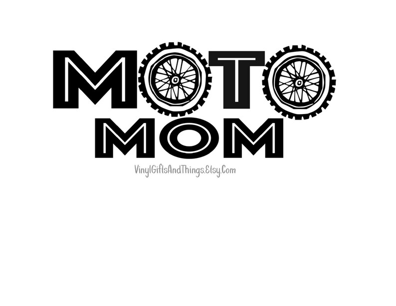 Custom Moto Mom Decal-custom Moto Dad Decal - Etsy