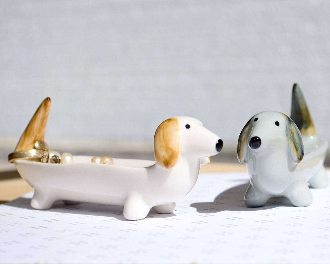 Dog Jewelry Organizer Tray Trinket Dish Jewelry Ring Dish Tray - Etsy