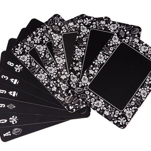 Black Playing Cards - Black Edition Deck With Exclusive Design. Limited ...
