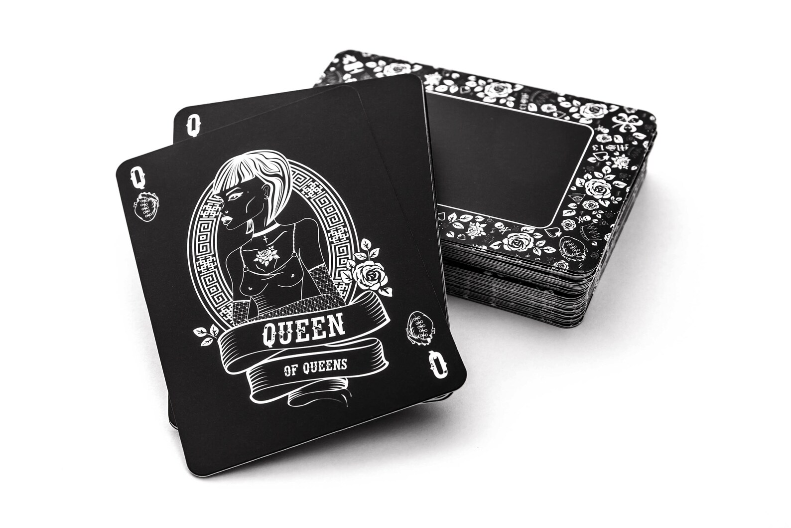 Black Playing Cards - Black Edition Deck With Exclusive Design. Limited ...