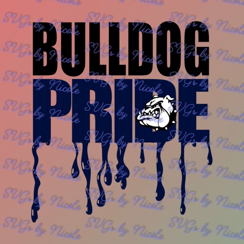 Bulldog Mascot Bulldog Pride SVG DXF PNG T Shirt Design | Etsy