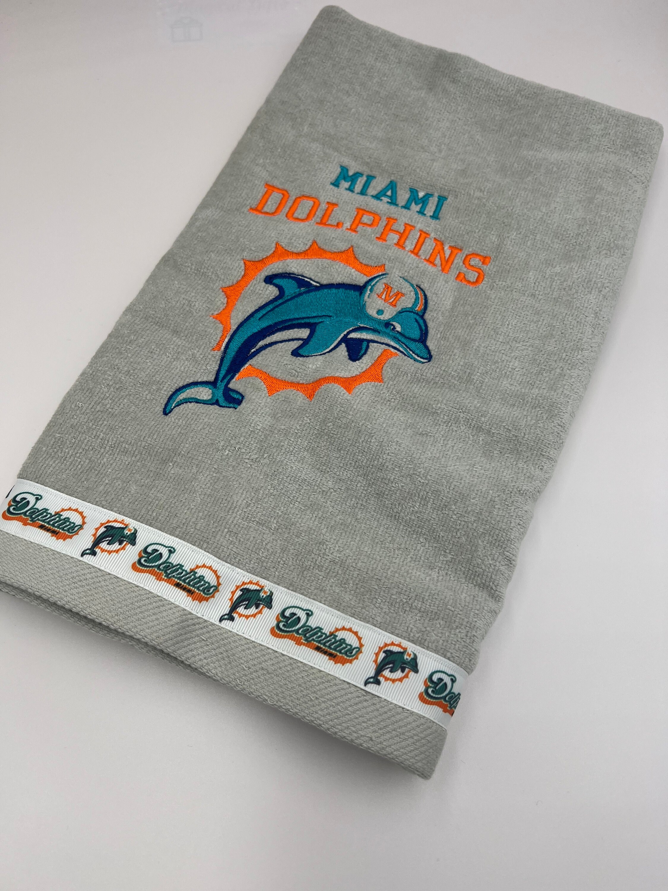 Vintage Miami Dolphins Hand Towel, Kitchen Towel, Bathroom Towel ...