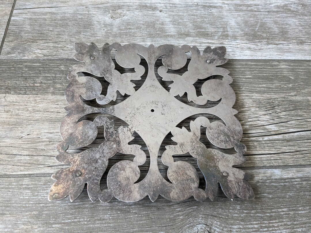 Vintage Wheeled Trivet Made in France Beautiful Home / Kitchen Decor - Etsy
