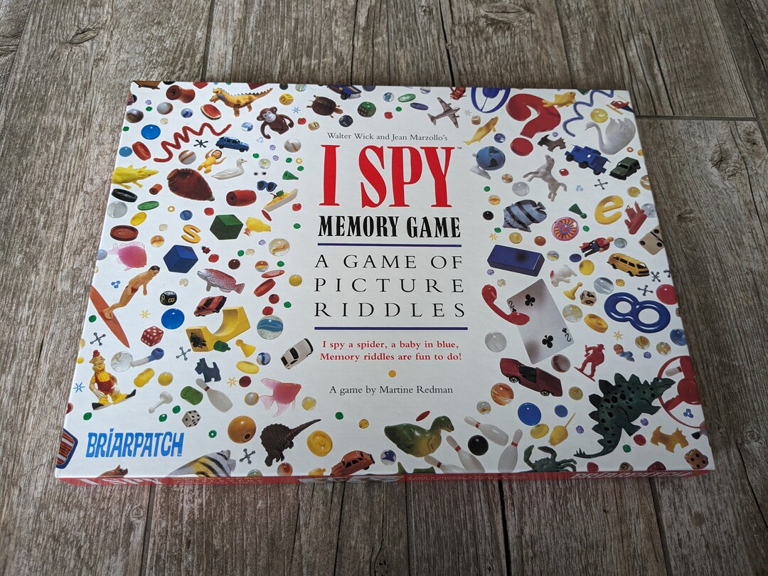 1995 I Spy Memory Game Briarpatch A Game of Picture Riddles - Etsy