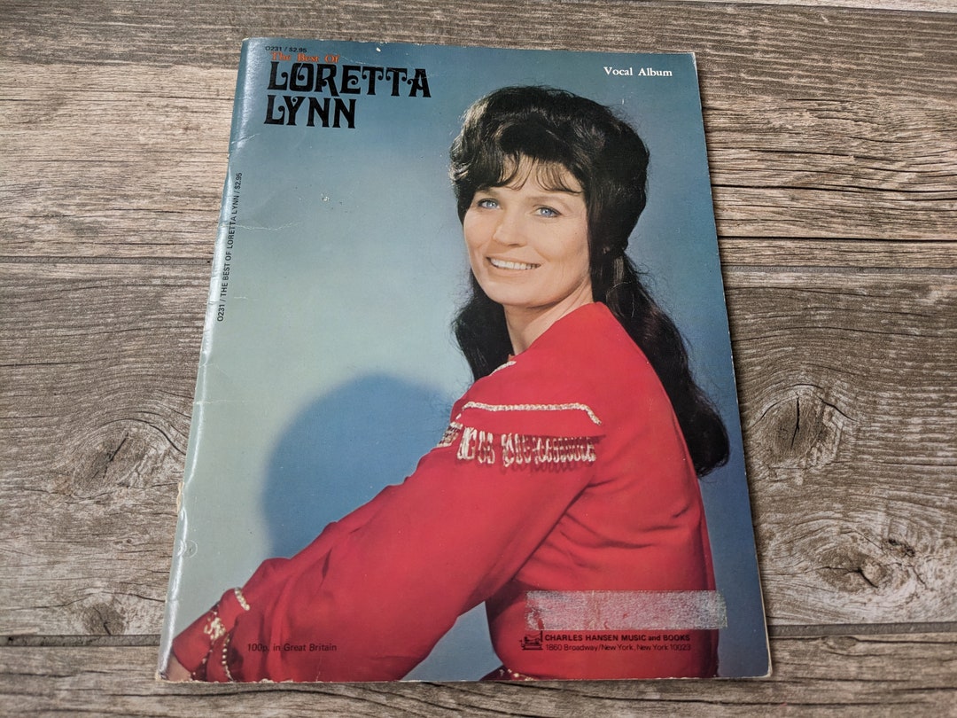 The Best of Loretta Lynn Vocal Album Songbook Rare Song Book - Etsy