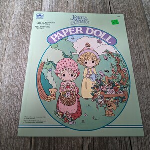 1992 Precious Moments Paper Doll Book Uncut Paperback Paper Dolls Book ...