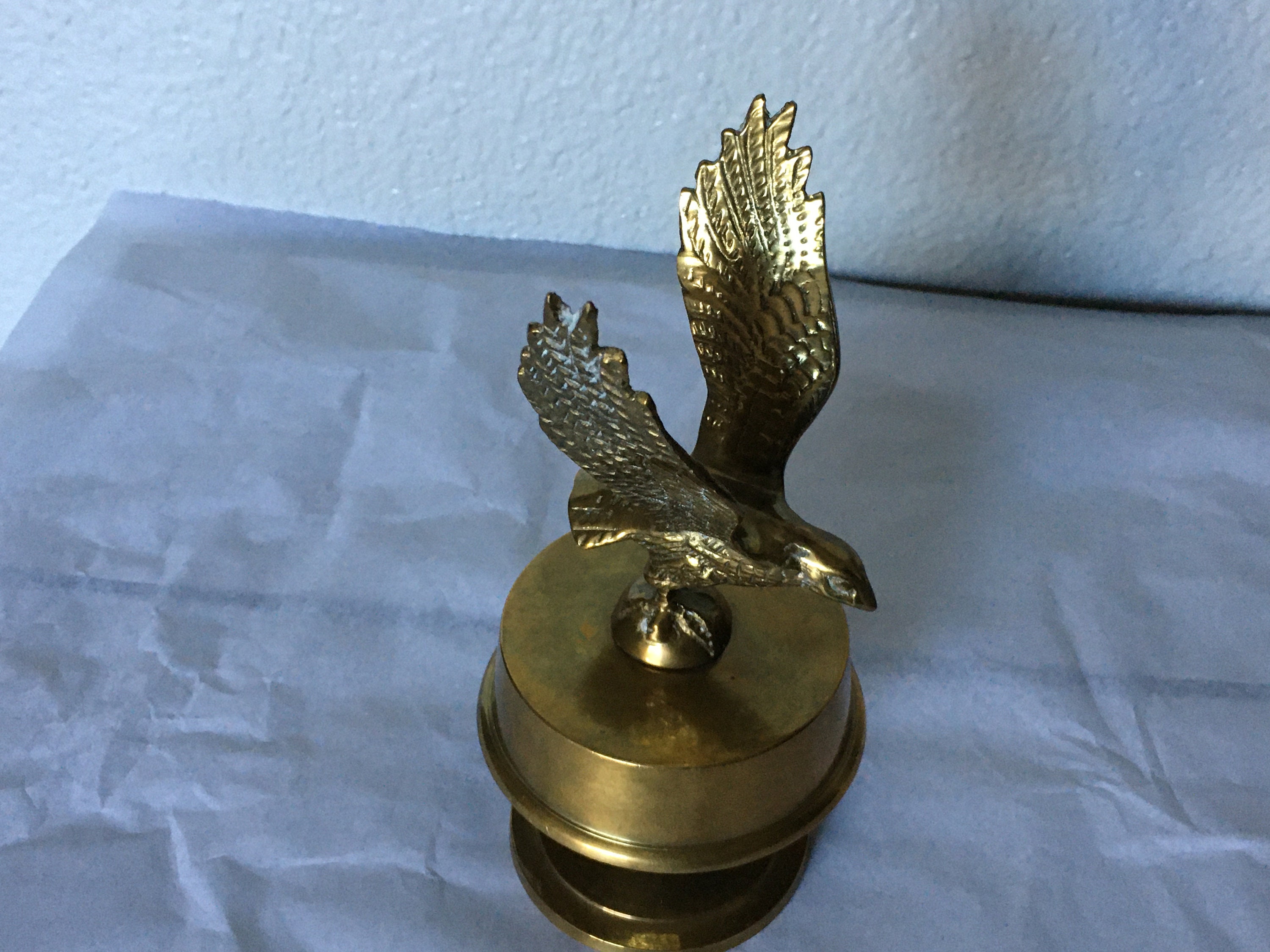 6 Brass Eagle Vintage Music Box Made In Taiwan | Etsy