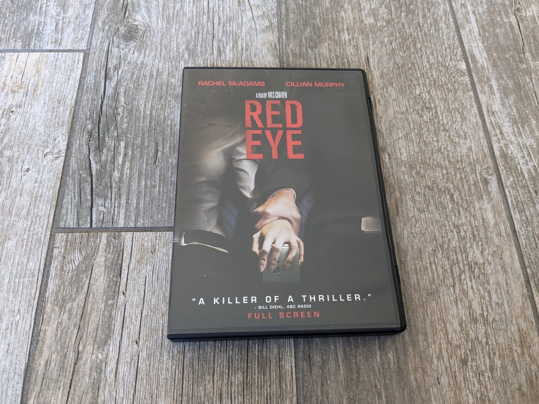 Red Eye DVD A Film by Wes Craven Rachel Mcadams Cillian Murphy Movie - Etsy
