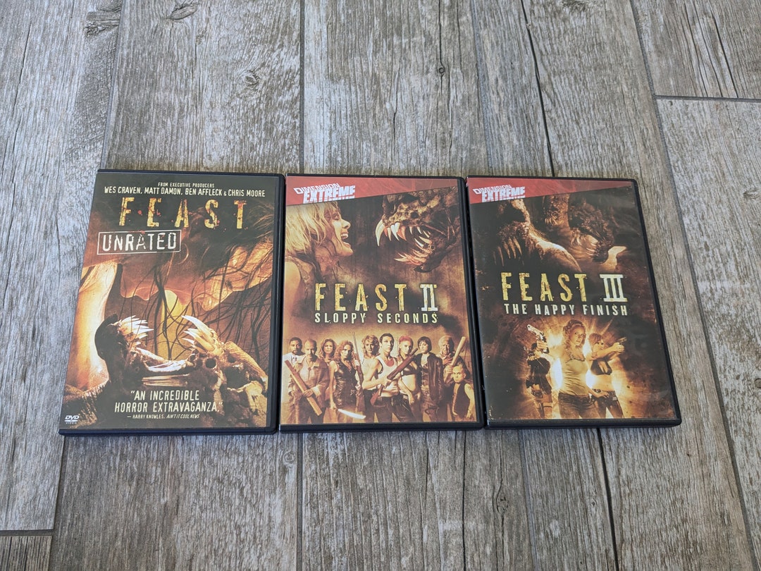 Feast Feast II Sloppy Seconds Feast III the Happy Finish 3 - Etsy