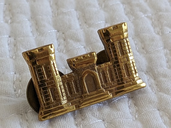 Army Engineer Castle Pin