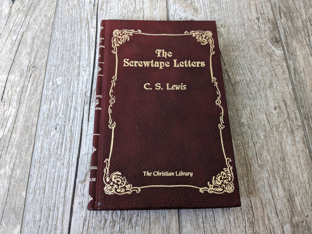 1990 the Screwtape Letters by C. S. Lewis Leather Bound the - Etsy