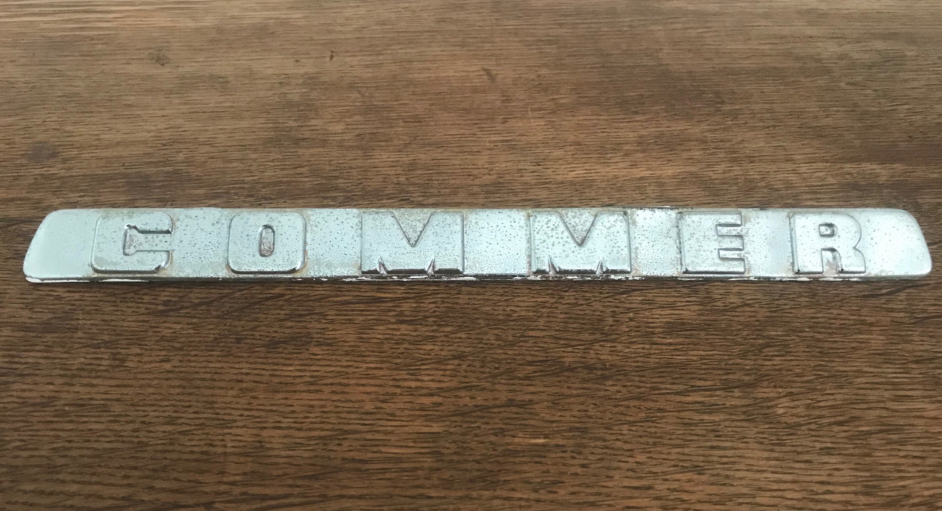 Rare Vintage Car Badge, COMMER Badge, COMMER Van Badge, Pins Intact ...
