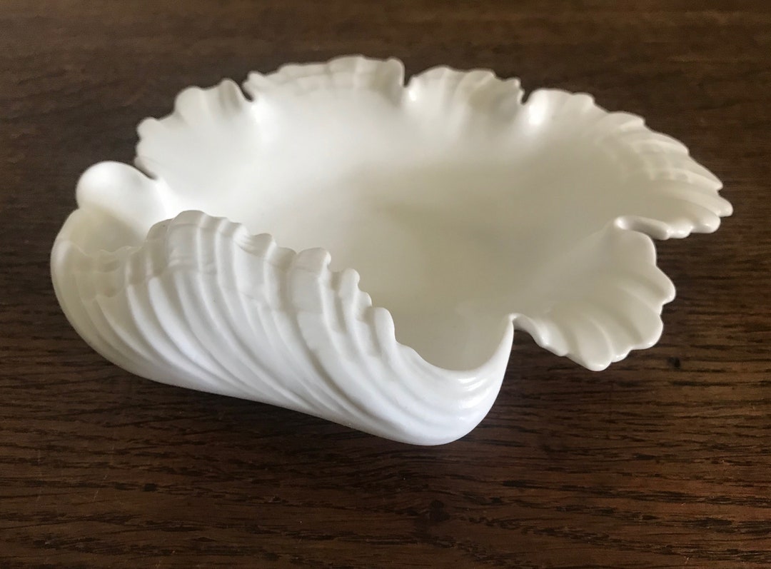 Vintage Trinket Dish, Shell Form & Texture, Fine China, Porcelain - Etsy