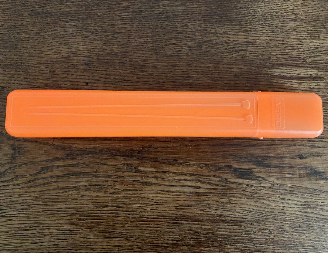 Aero Knitting Needle Box, Orange, Made in Australia, Knitting Needle ...