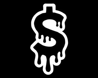 Drippy Dollar Sign Svg - Etsy