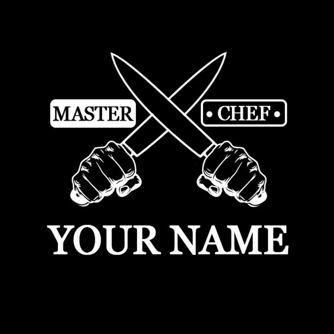 Customizable Master Chef PNG - Etsy