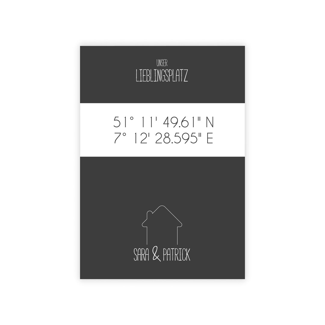 Personalized Poster Picture our Favorite Place House With Your ...