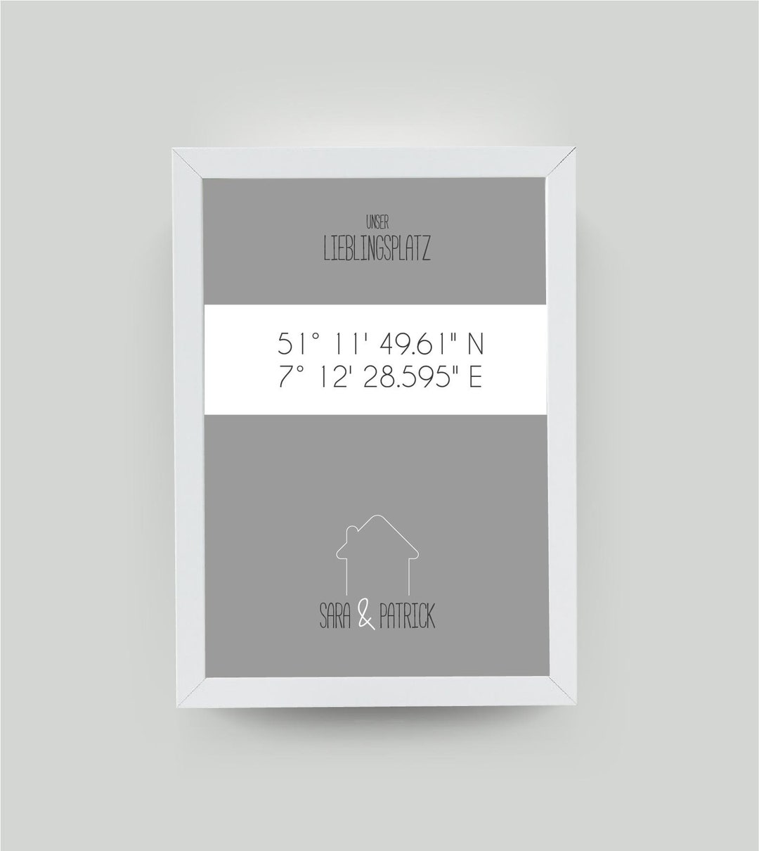 Personalized Poster Picture our Favorite Place - Etsy